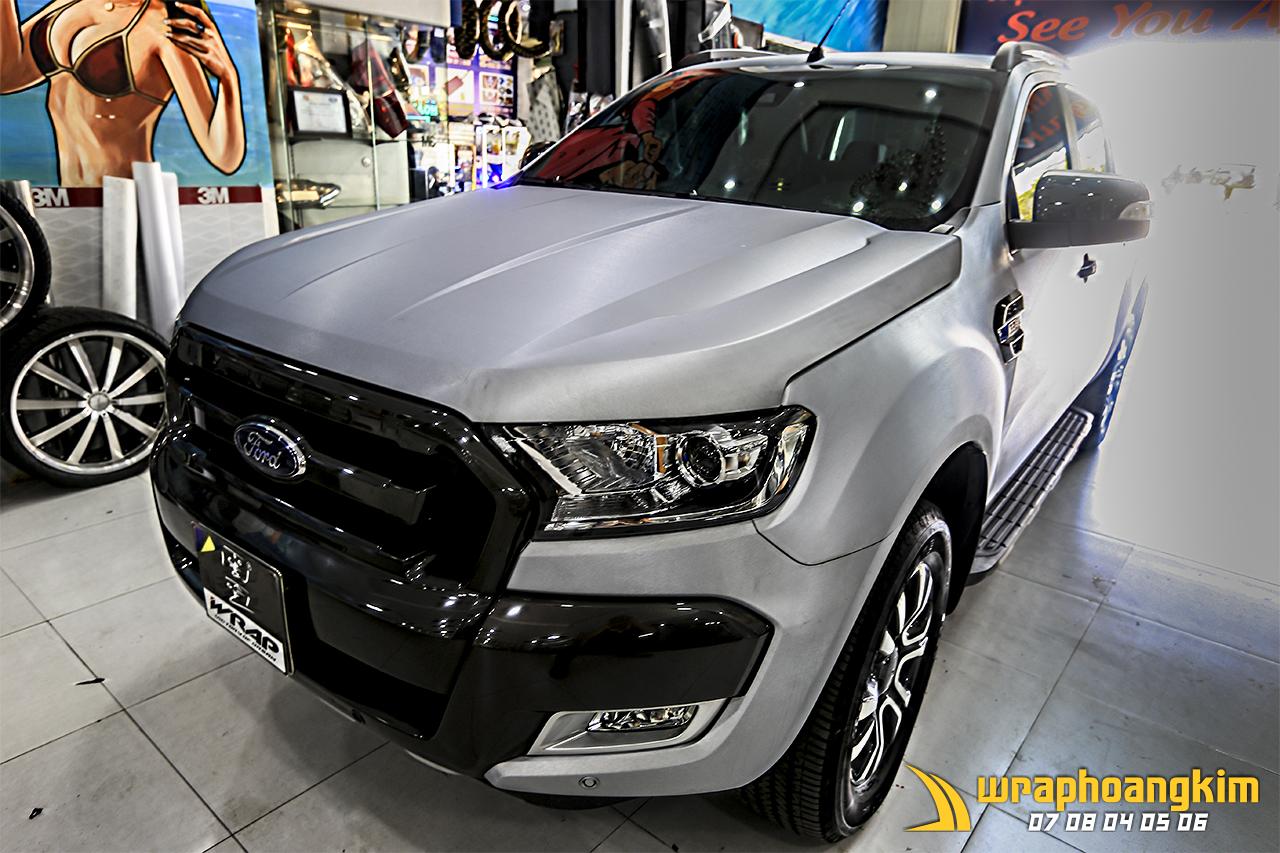 Ford Ranger Full Wrap Brushed Aluminum